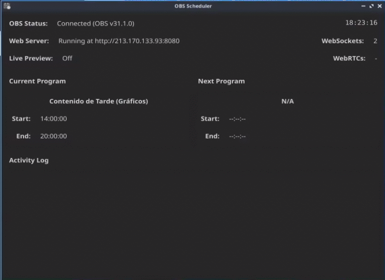 Scene Scheduler Playout for OBS
